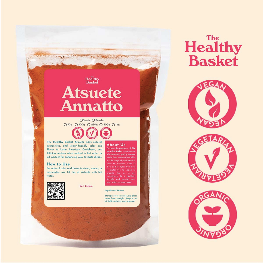 Healthy Basket Atsuete Powder (250g, 500g & 1kg) | Shopee Philippines