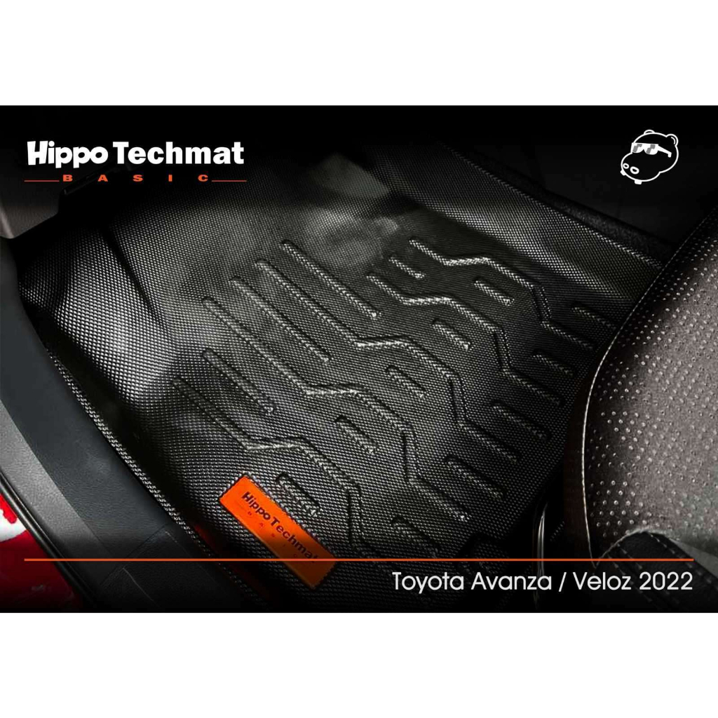Toyota Avanza 2023 to 2025 1st-3rd row Hippo Techmat Deep Dish Matting ...