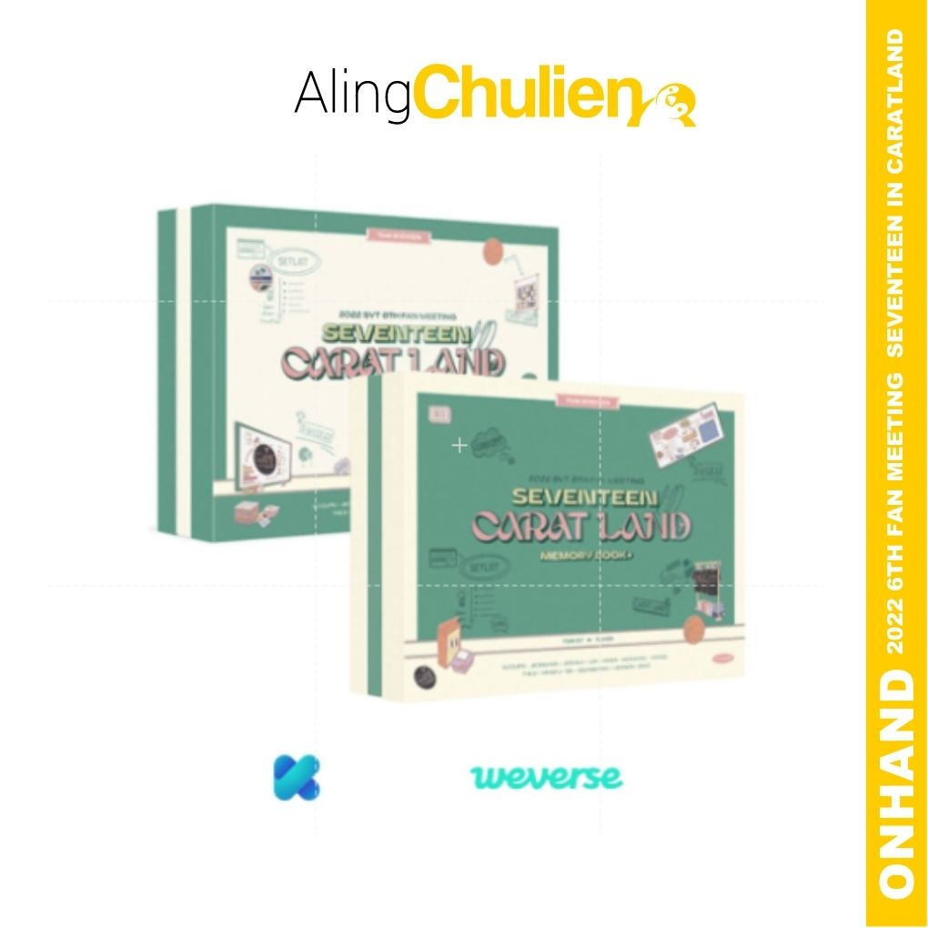 2022 SVT 6th Fan Meeting SEVENTEEN in CARAT LAND Memory Book DVD ...