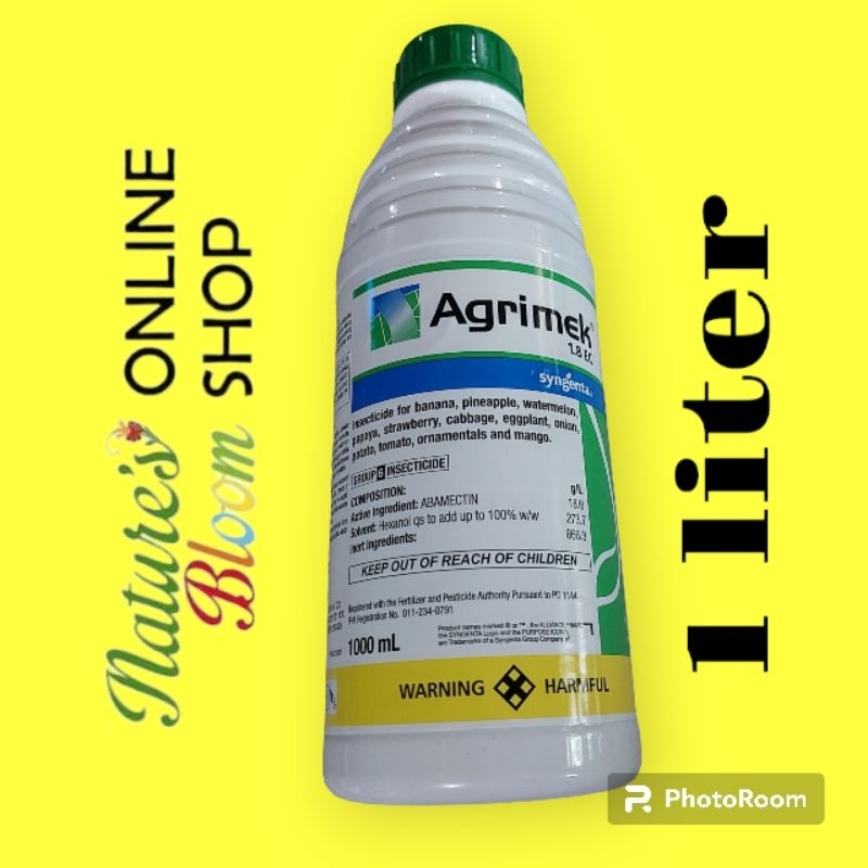 AGRIMEK 1.8 EC ABAMECTIN INSECTICIDE (1 LITER) BY SYNGENTA | Shopee ...