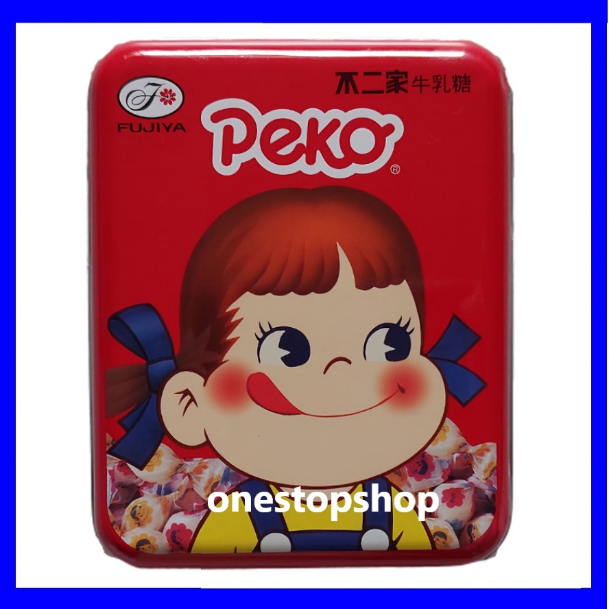 Japanese Fujiya Milky Peko Chan Hokkaido Milk Classic Soft Candy in Tin Cans | Shopee Philippines