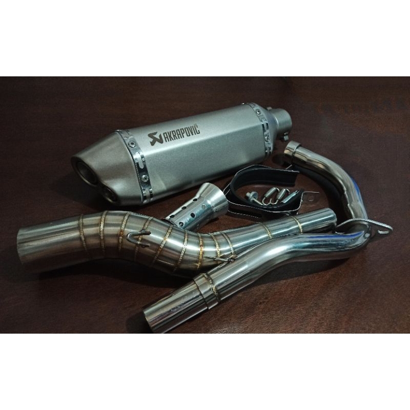 SC / Akrapovic Full Set Muffler for Yamaha Sniper 150 155 Y15ZR Y16ZR ...