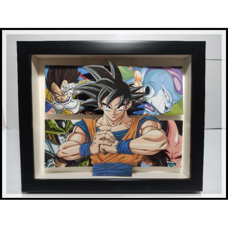 3D Pop up Frame: Goku vs Villains | Shopee Philippines