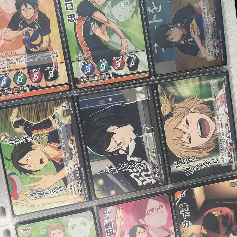 [AUTHENTIC] Haikyuu! Vobaca Volleyball Card Game - Karasuno Foils Part ...