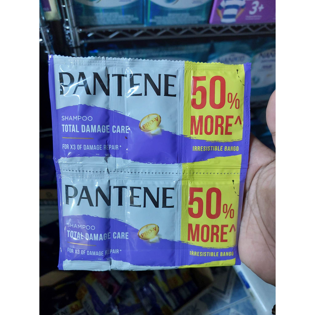Pantene Shampoo Hair Fall Control Triple Sachet 12ml 11+1 | Shopee ...
