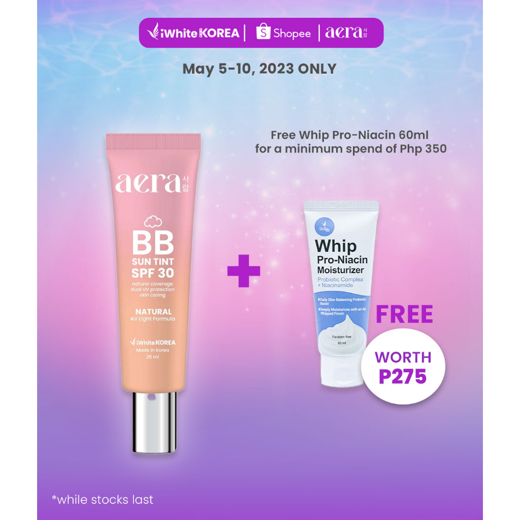 Aera by iWhite Korea BB Sun Tint SPF30 Natural 25ml Natural Coverage ...