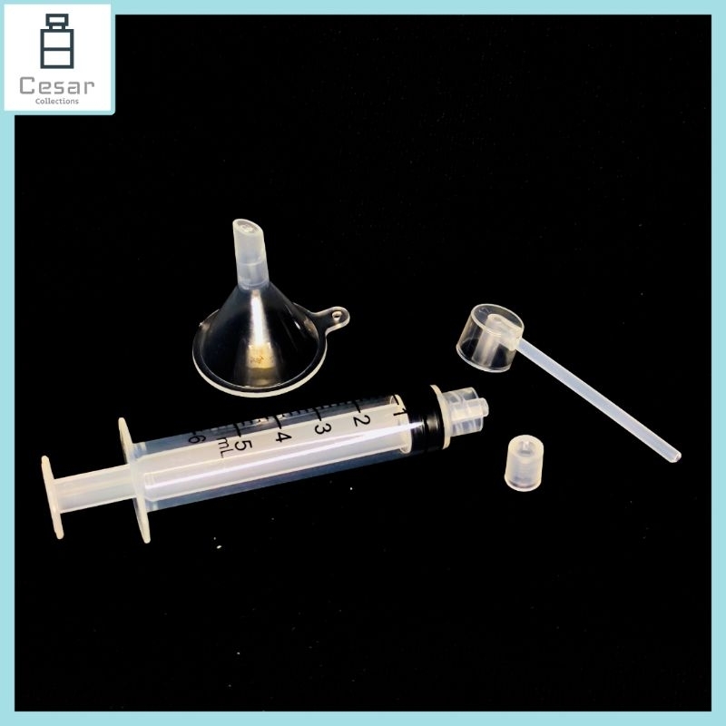 Perfume Decanting tool set - Syringe with adaptop, pump dispenser ...