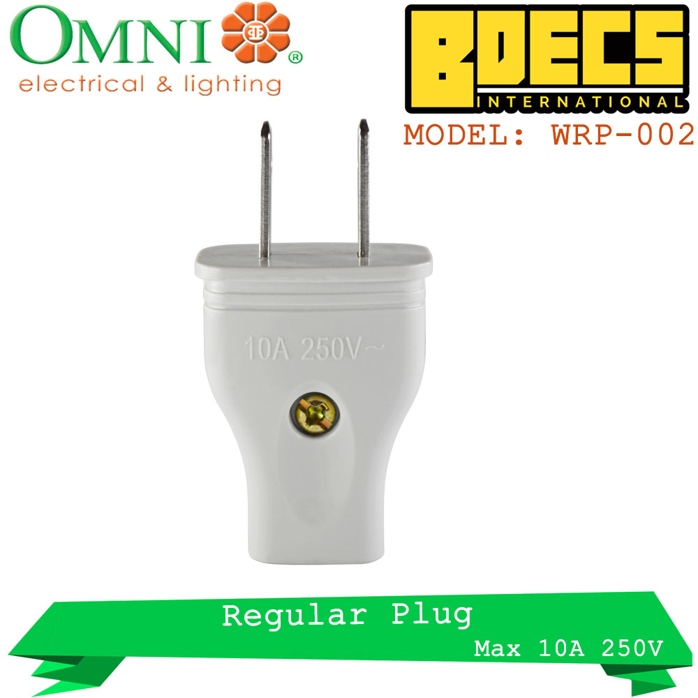Omni Electric Regular Plug High Quality WRP-002 I Bdecs 4 EVER | Shopee ...