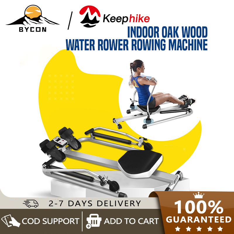 Adjustable Hydraulic Rowing Machine with LCD Monitor - Full-Body Cardio ...