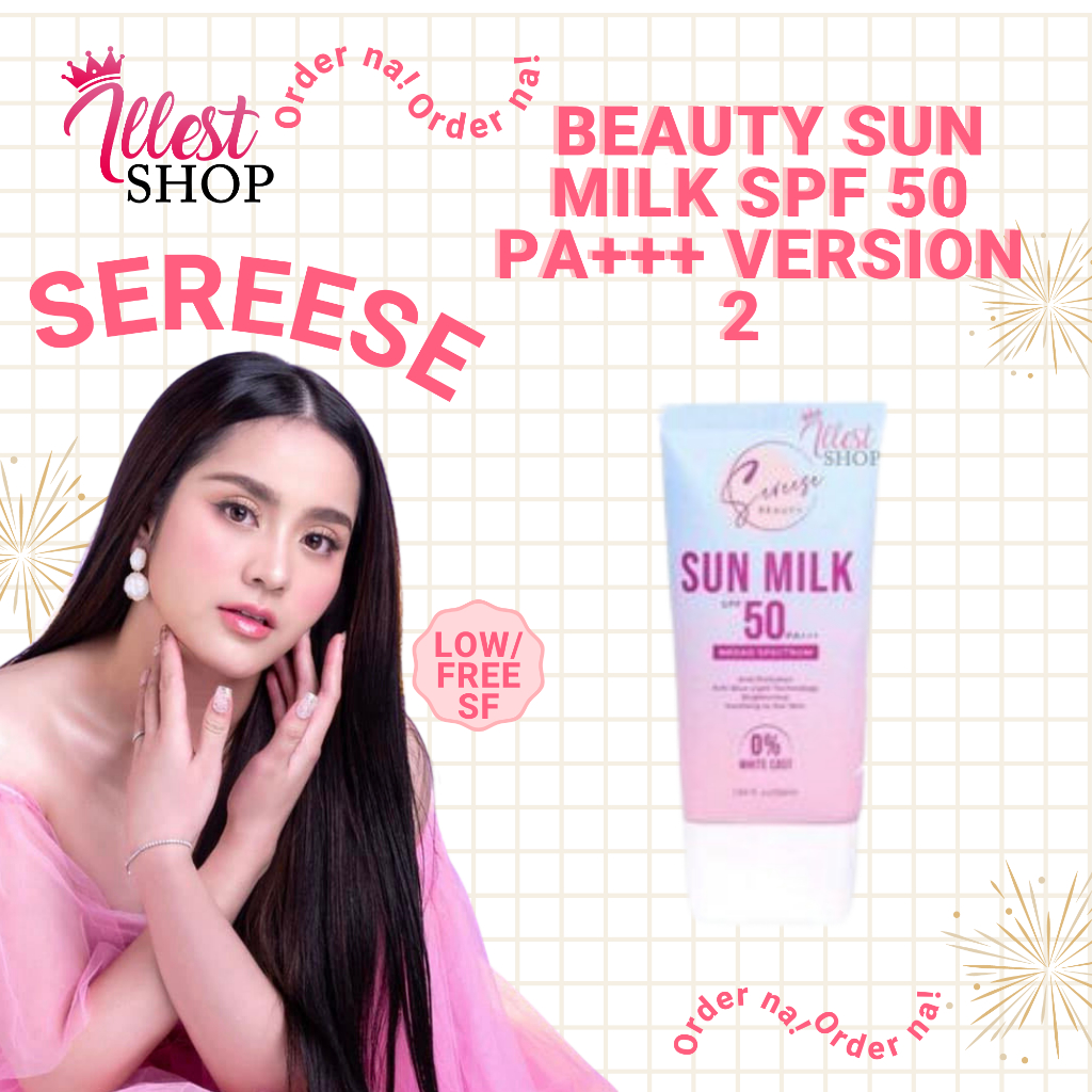 Sereese Sunmilk VERSION 2 WITH SPF 50 | Shopee Philippines
