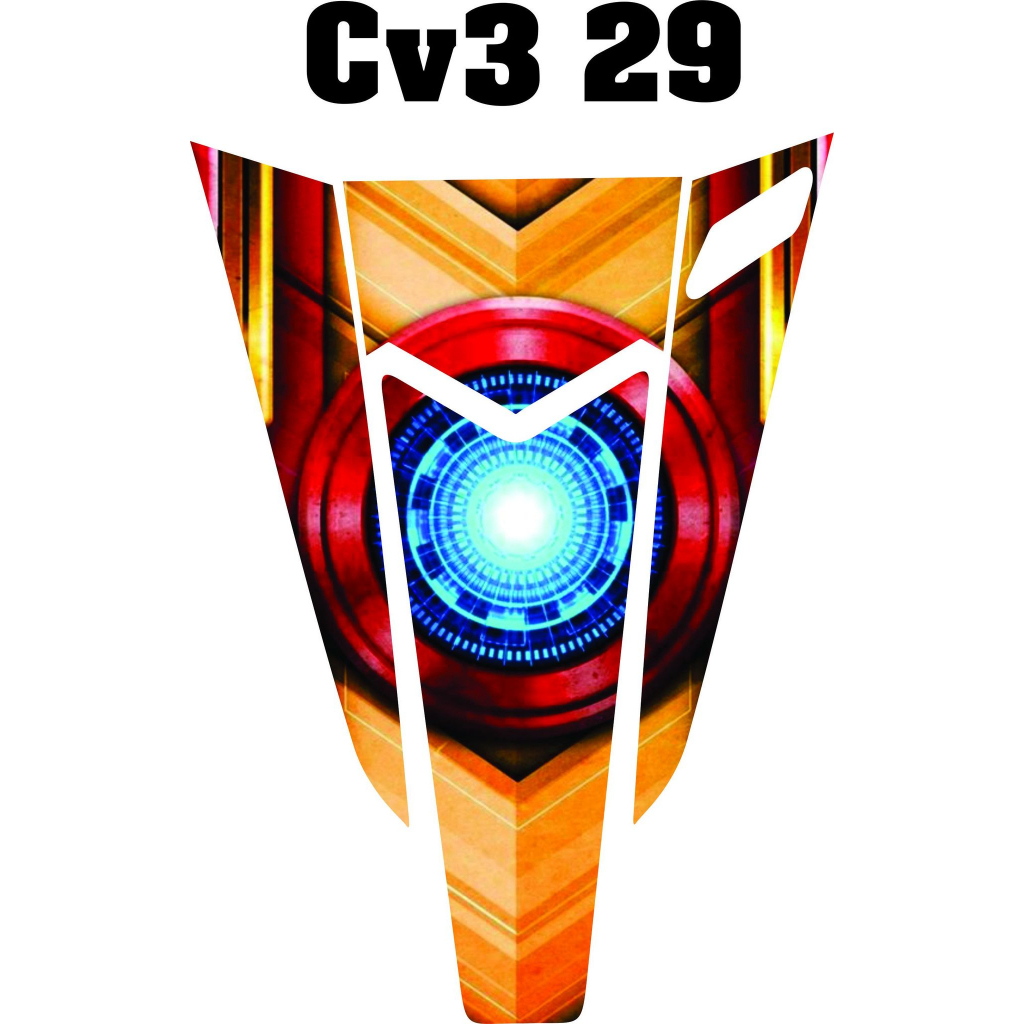 HONDA CLICK V3 FRONT PANEL M COVER DECALS/STICKER PRINTED LAMINATED (BATCH 1) | Shopee Philippines