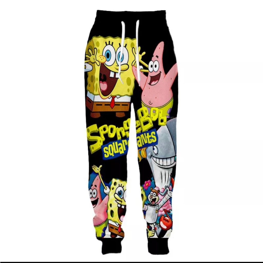 Jogger Sweat Pants Sublimation Print unisex SPONGE BOB | Shopee Philippines