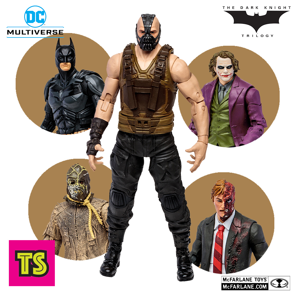 BUILD-A BANE, THE DARK KNIGHT TRILOGY SET: BATMAN, SCARECROW, JOKER ...