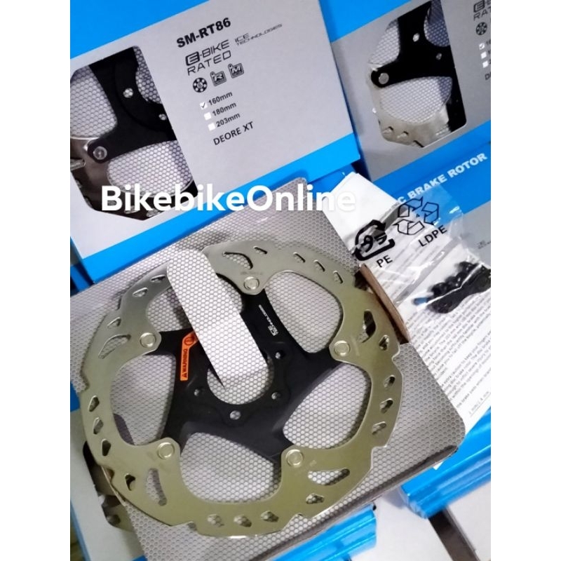 SHIMANO XT RT86 ICE TECH ROTOR 160MM/180MM/203MM | Shopee Philippines