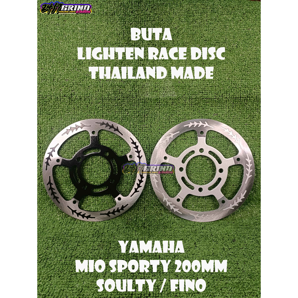 BUTA LIGHTEN DISC FOR YAMAHA MIO SPORTY / MIO SOULTY / FINO 200mm RACE ...