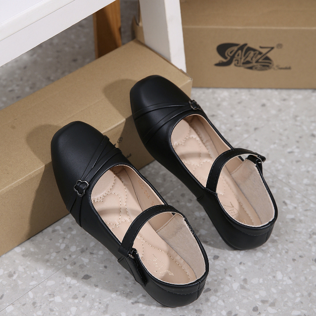 【SUMMER】School black shoes for kids girl G8-6X | Shopee Philippines