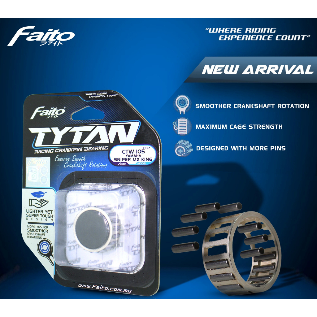 FAITO RACING CRANKPIN BEARING (TYTAN) | Shopee Philippines