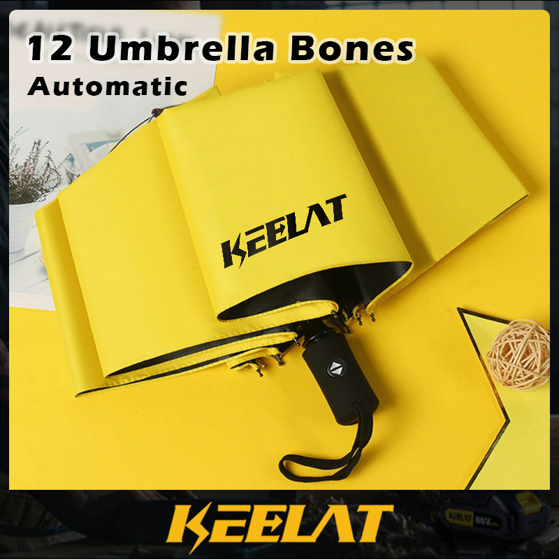 KEELAT 18 Umbrella Bones Strong Umbrella Automatic UV Parasol Enlarge ...