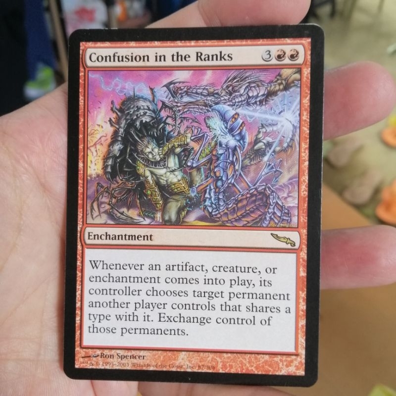1 PLAYED Confusion in the Ranks mirrodin MTG card magic commander EDH ...