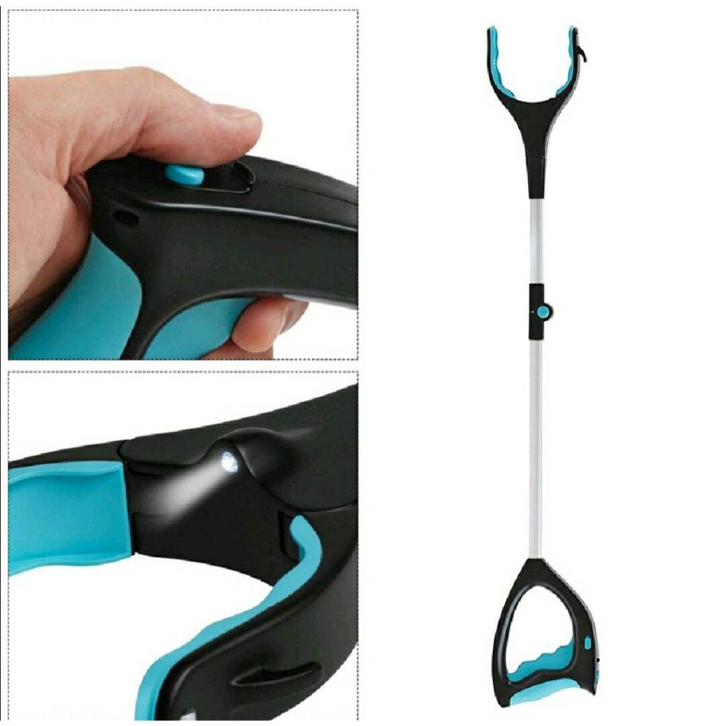 Pick Up Helping Hand Foldable Grabber Long Reaching Arm Extension Tool ...