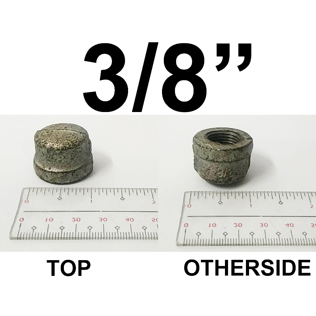 MECH GI CAP 3/8" SCH40 STANDARD GALVANIZED IRON ==== GI CUP 3/8 ...