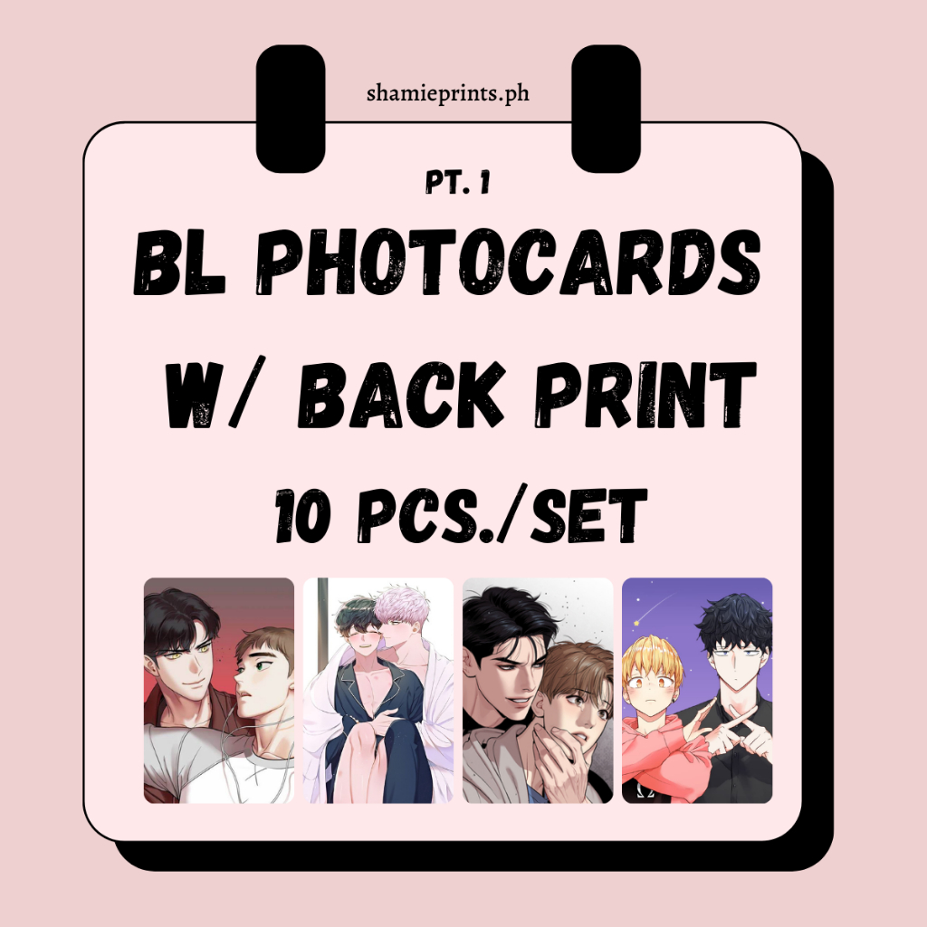 BL PHOTOCARDS W/ BACK PRINT (10 PCS./SET) pt. 1 | Shopee Philippines