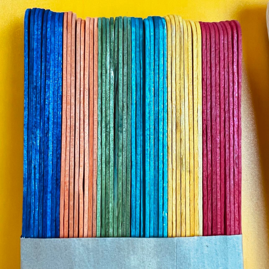 Wooden Popsicle Stick Ice Cream Sticks Arts Crafts JUMBO SIZE (Sold per ...