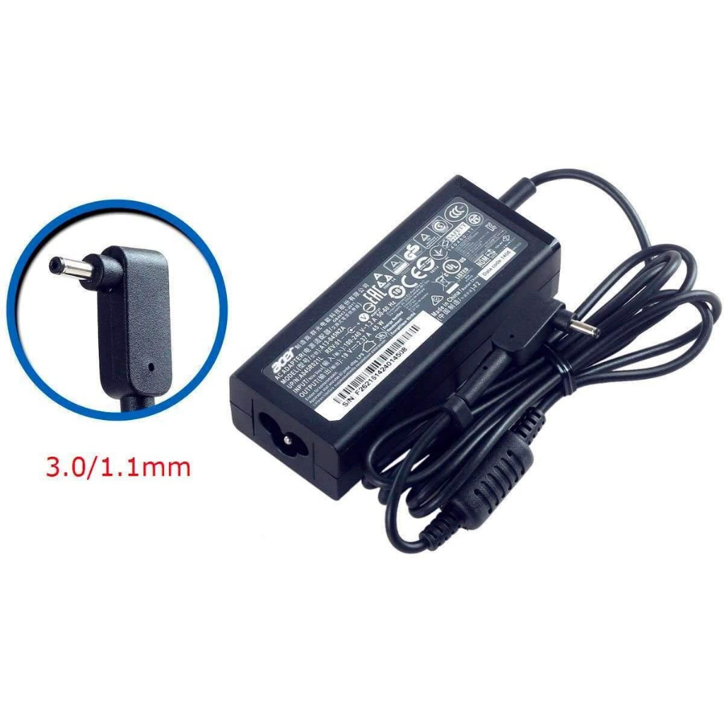 19V 2.37A 45W 3.42A 65W 3.0 x 1.1mm Laptop Charger for ACER Aspire S7 ...