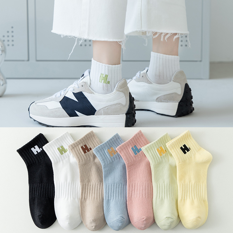 Mid Height Candy Colors Socks Japanese Korean Socks Design ( H ) Nice ...