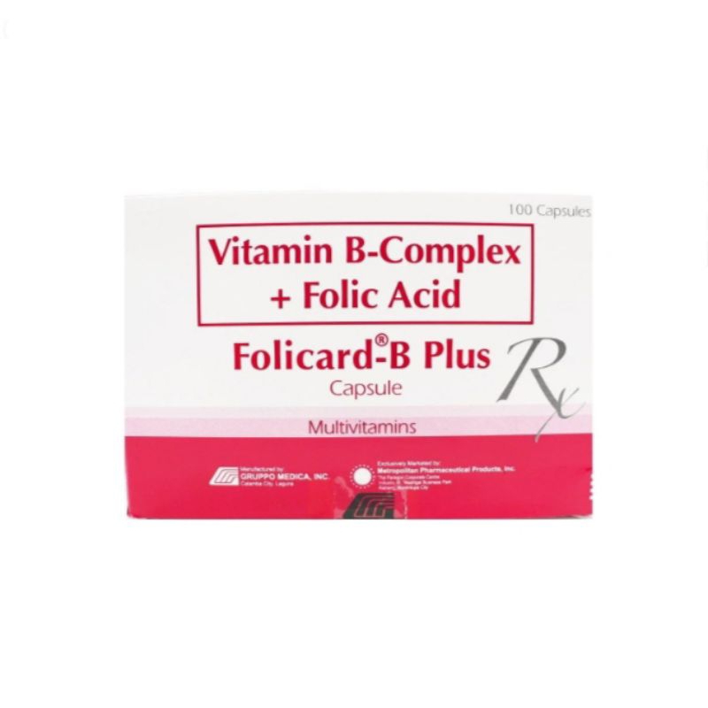 Folicard B Plus Capsule - 20s | Shopee Philippines