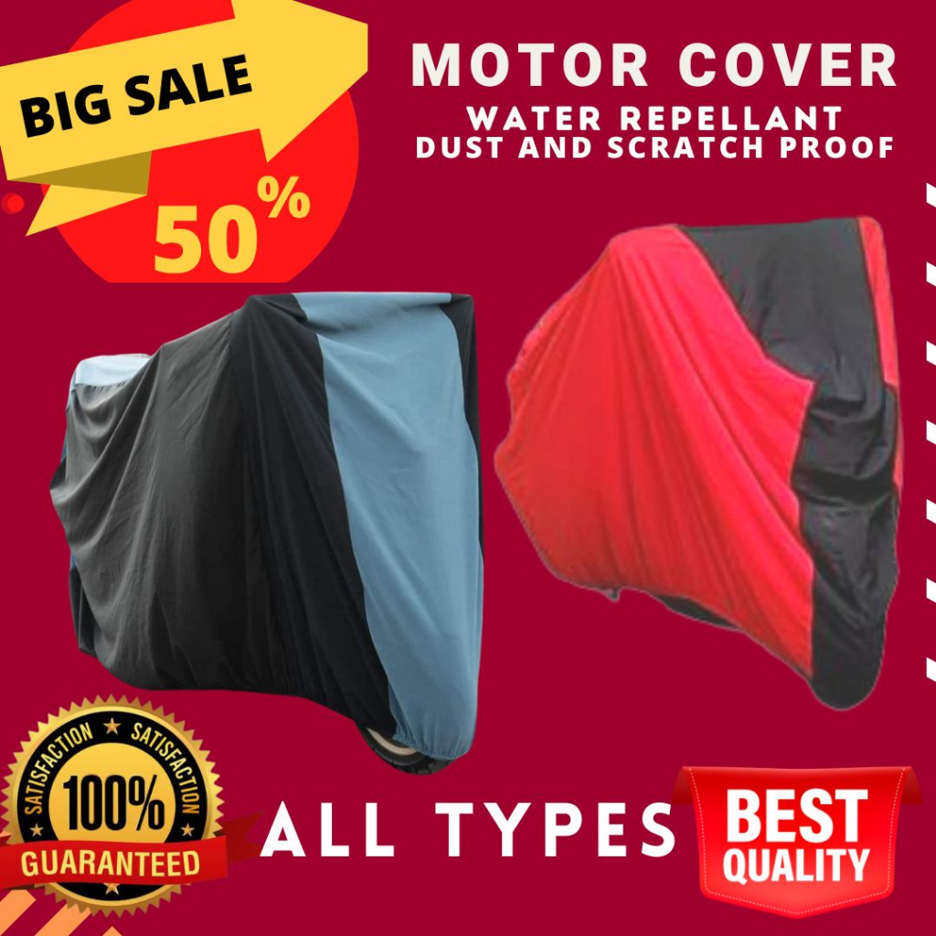 MOTORCYCLE COVER ALL TYPES NMAX ADV CLICK V1 V2 V3 MIO AEROX BAJAJ TMX ...