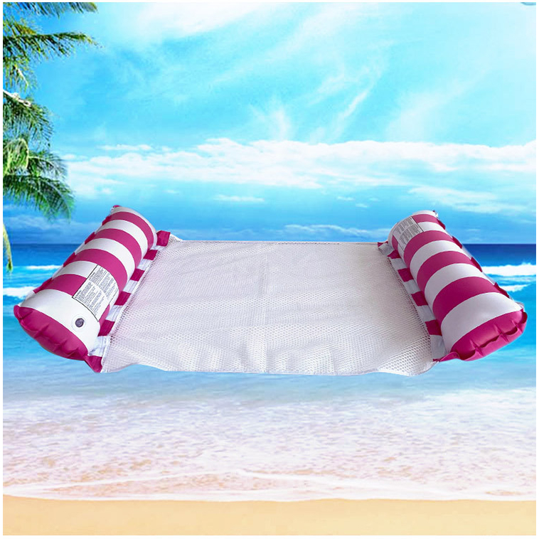 Floating Water Hammock Float Lounger Water Inflatable Floating Bed Pool ...