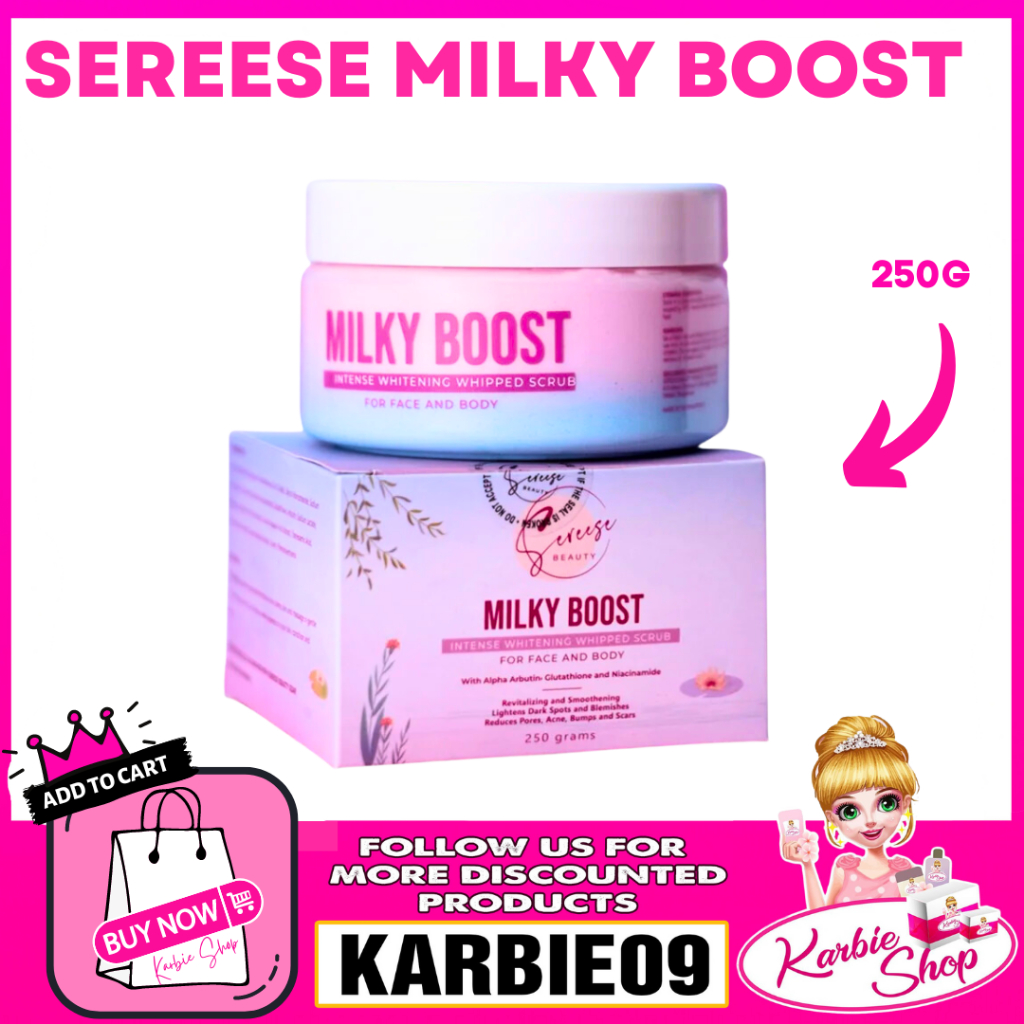 Orig Sereese Beauty Milky Boost Intense Whitening Whipped Scrub 250g ...