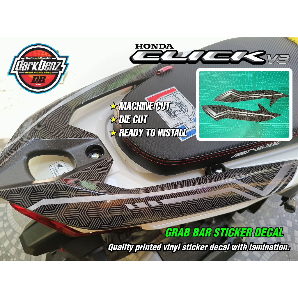 Honda Click Version 2 & 3 Geo New Concept Quality Printed Sticker ...