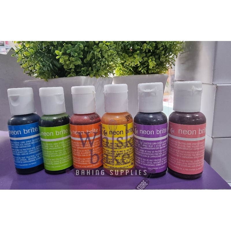 Chef Master Neon Brite Liqua Gel 20g | Shopee Philippines