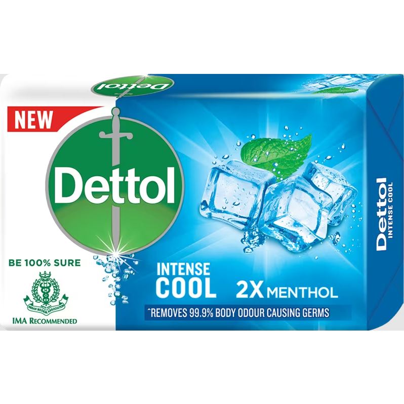 Dettol Intense Cool 2x Menthol Soap 125g {Made in Jakarta} | Shopee ...