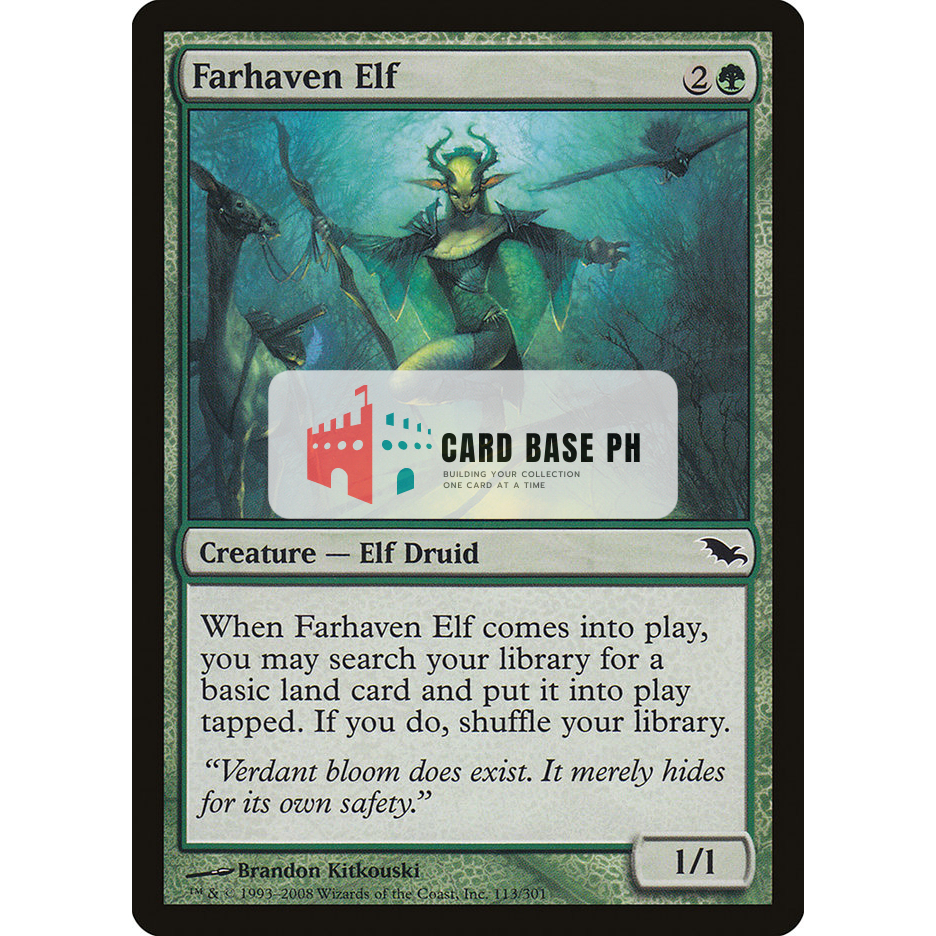 Farhaven Elf(Lightly Played) - Magic the Gathering Trading Card | Shopee Philippines