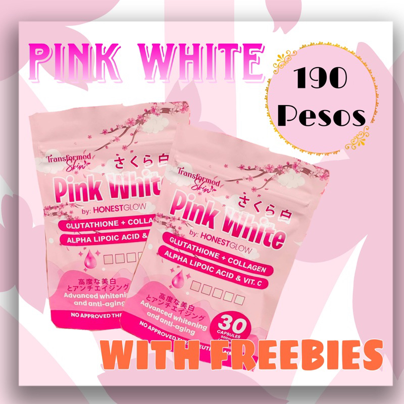 ON HAND HonestGlow Capsule PINK WHITE WITH FREE | Shopee Philippines