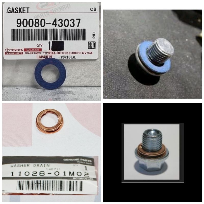 DrainPlug Washer (12mm) for Honda Click 125/150 / Yamaha Mio 125(Washer ...