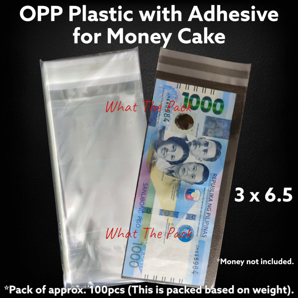 100 PCSClear PPPlastic Bagwith Self-Adhesive andNon ...