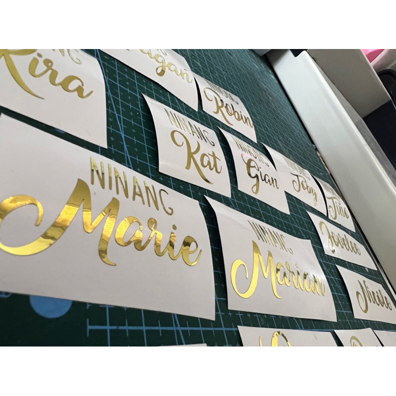 CUSTOMIZED STICKER / Motor sticker / decal sticker/ sticker name / seat ...