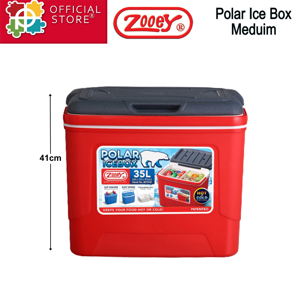 Zooey Polar Ice Box/Ice Cooler 35 Liters Stock No. 2019-M | Shopee ...