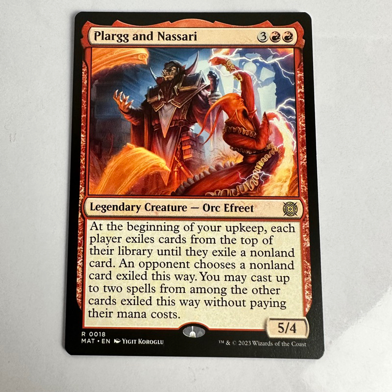 PLARGG AND NASSARI | MAT MARCH OF THE MACHINE AFTERMATH | RED | MTG ...