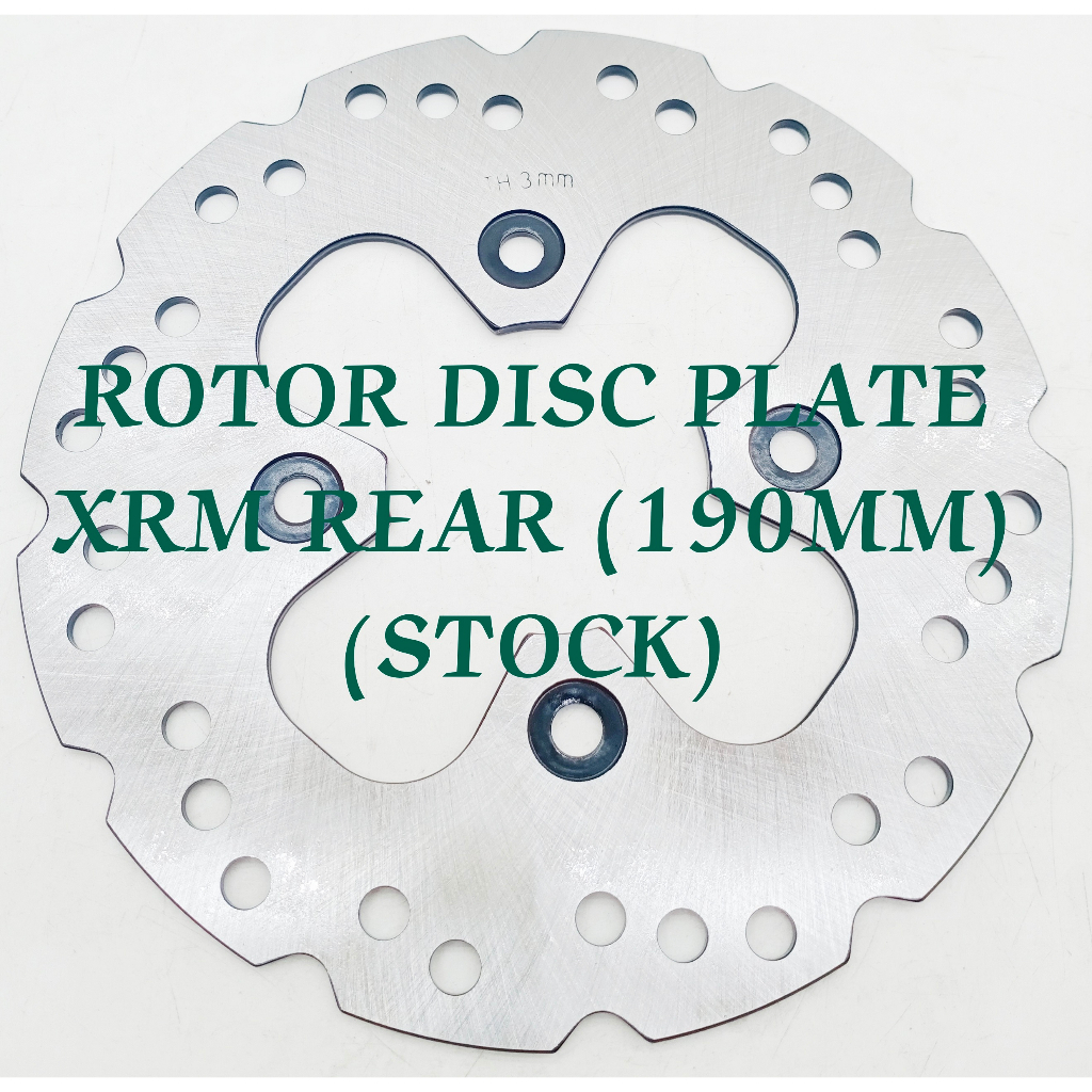 ROTOR DISC PLATE XRM 110 REAR (190MM)STOCK) | Shopee Philippines
