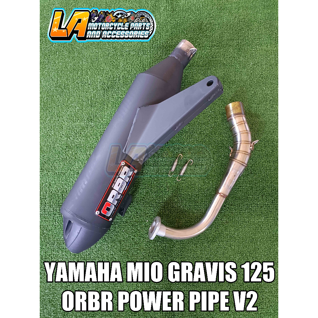 YAMAHA MIO GRAVIS 125 ORBR POWER PIPE VERSION 2 | Shopee Philippines