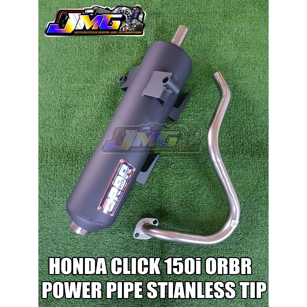 HONDA CLICK 150 ORBR POWER PIPE STAINLESS TIP VERSION 2 | Shopee ...