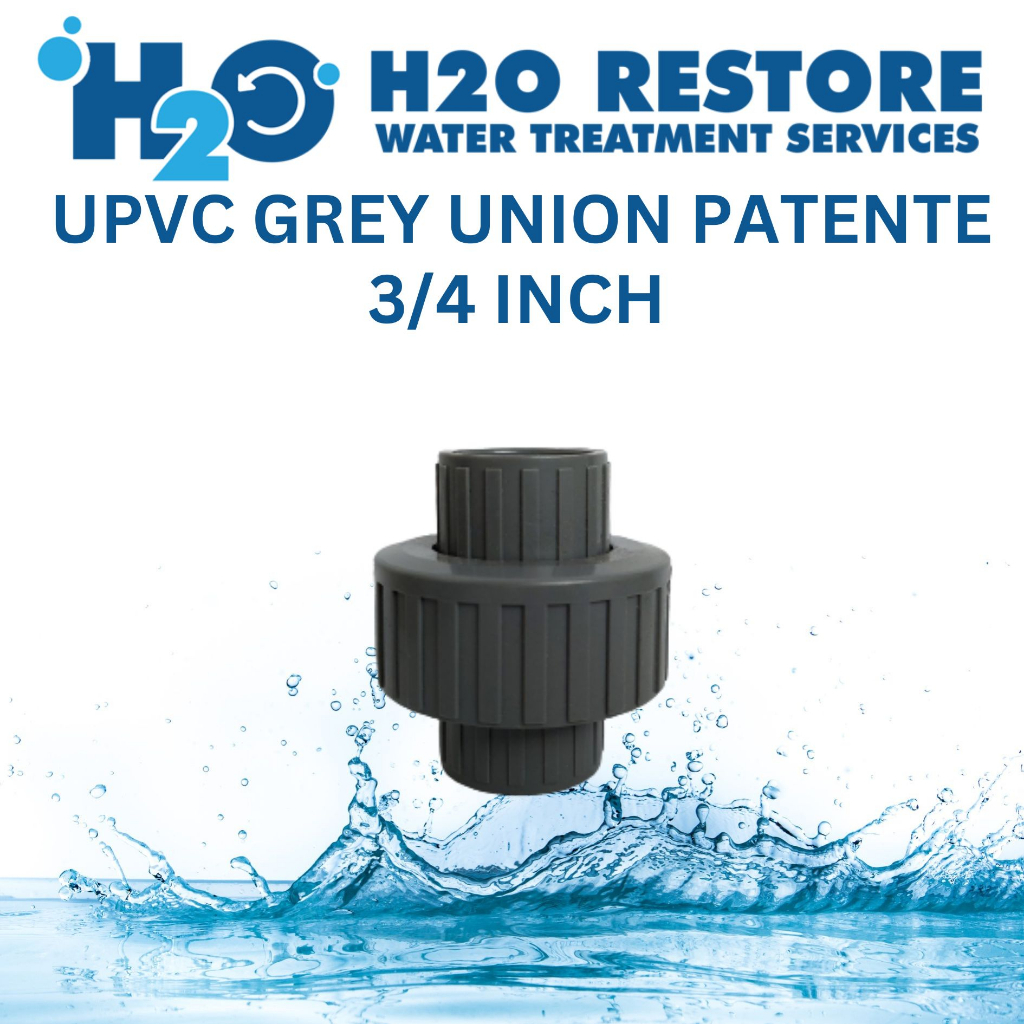 PVC Grey Pipe Fittings 1/2", 3/4", 1" Union Patente | Shopee Philippines