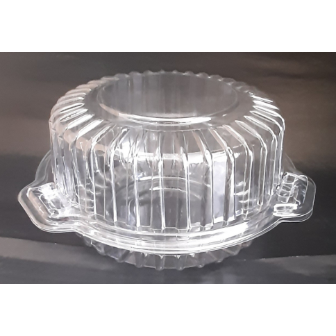 Ensaymada Clamshell Plastic Container Round Clear 6x3inches - YJ318 ...