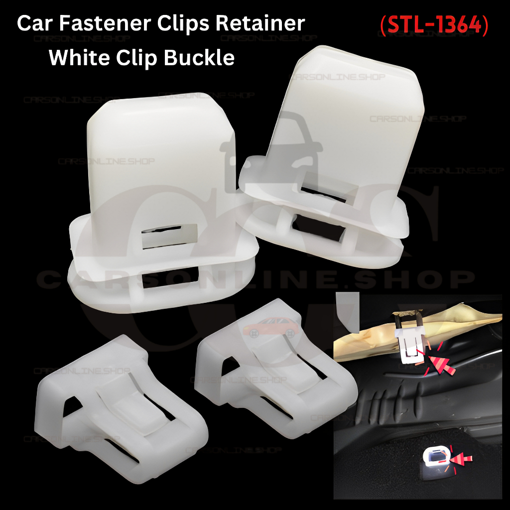 COS 1Pc Set Car Fastener Clips Retainer Dedicated Rear Seat Fixed ...