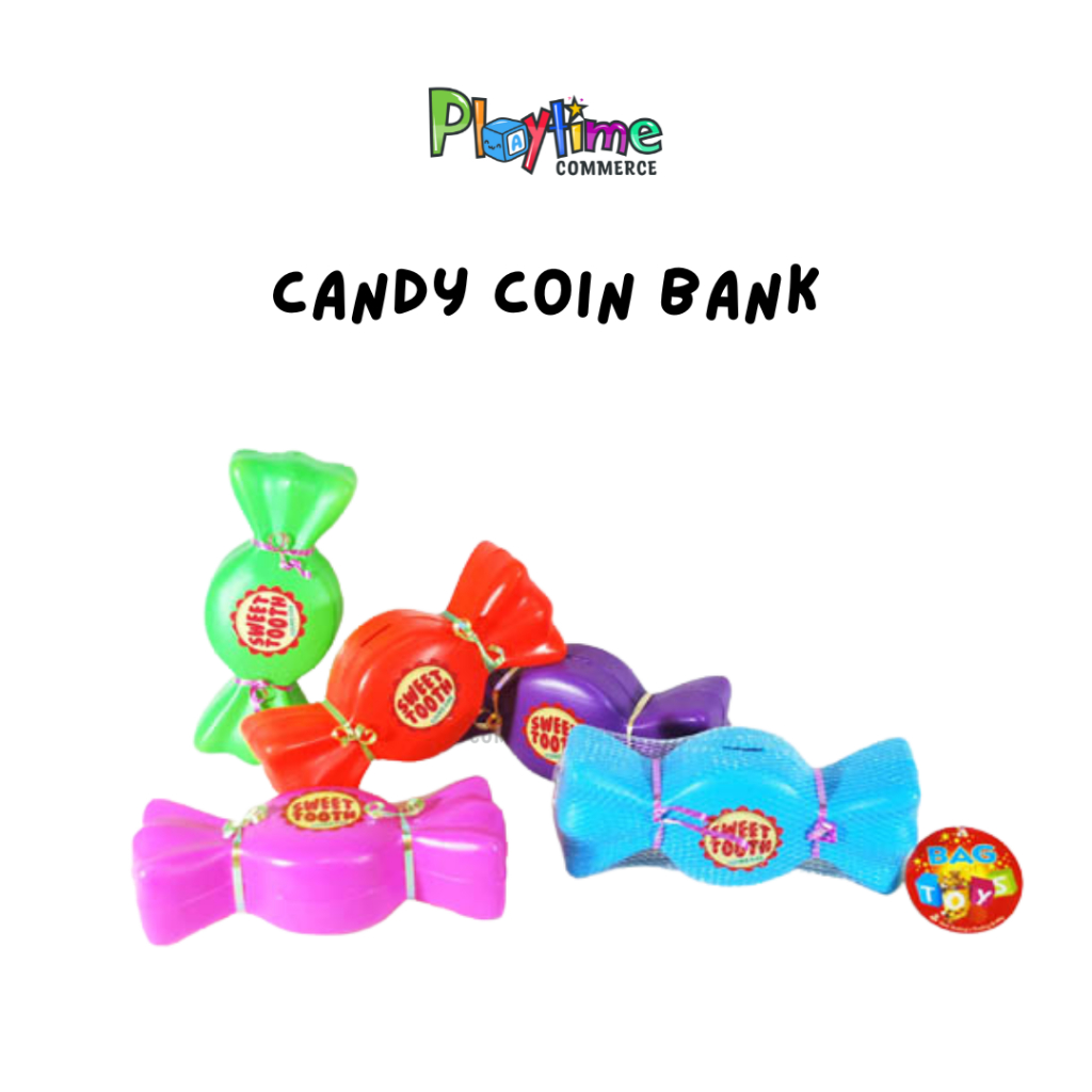 Candy Coin Bank Assorted Colors Sweet Tooth Party Favors | Shopee ...